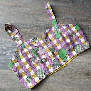 Handmade | Tops | Vintage Style Sweetheart Cropped Top M | Poshmark